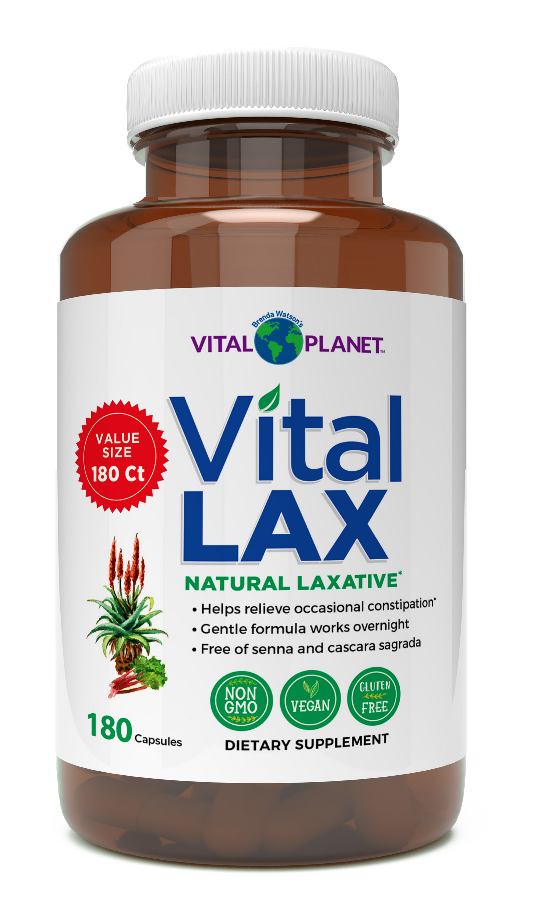 Vital Lax: Natural Laxative 60ct - Vital Planet – Vital Planet Shop
